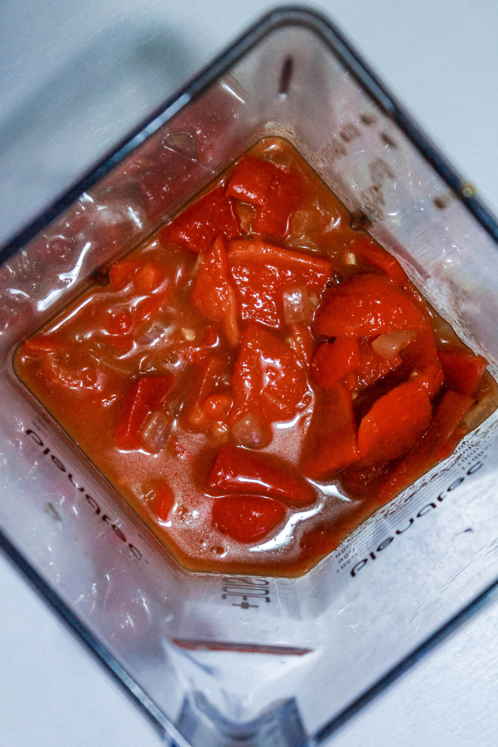 Roasted Red Pepper Soup - SimpleFitVegan